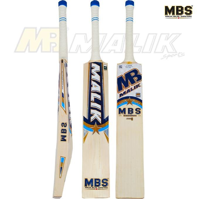 Malik MBS Limited Blue Edition Cricket Bat - MB Malik